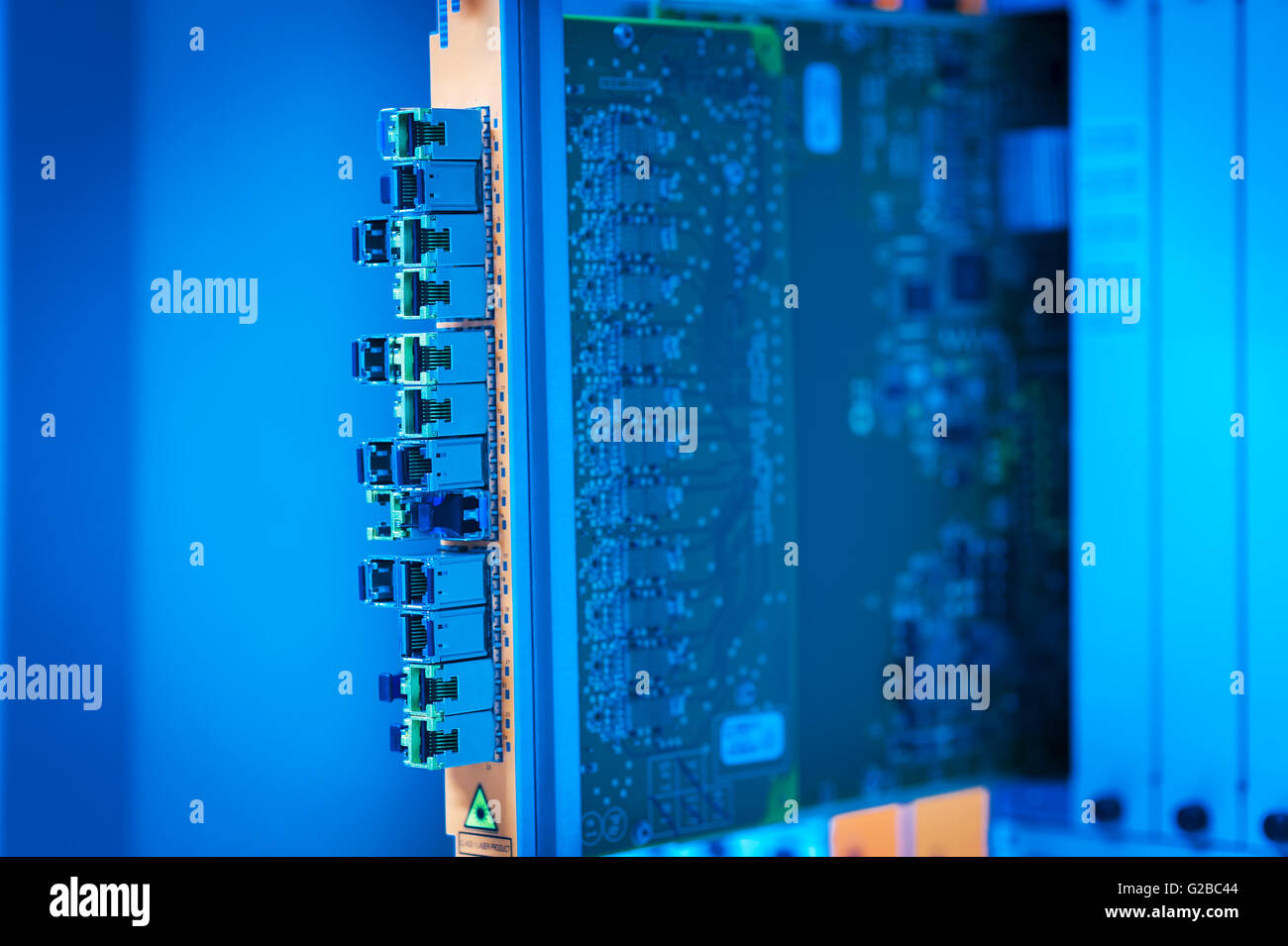 Core switch technology in network room place Stock Photo - Alamy