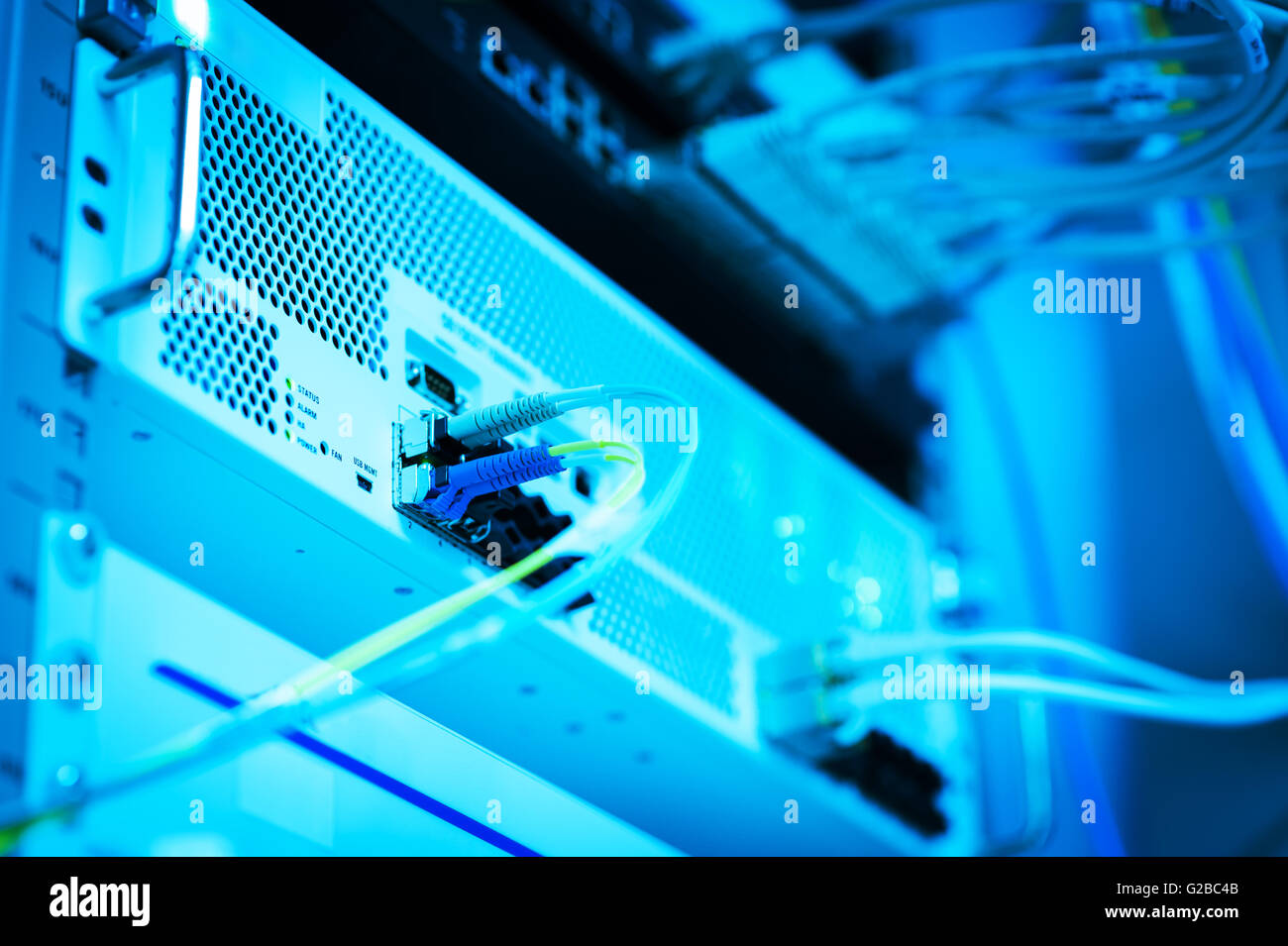 Core switch technology in network room place Stock Photo - Alamy