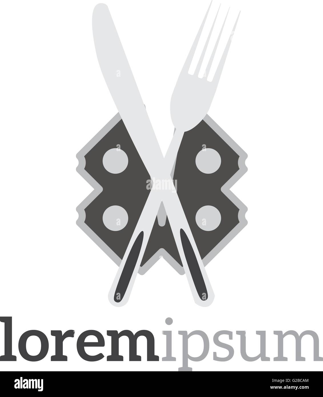 Restaurant and menu symbol, logo Stock Vector Image & Art - Alamy