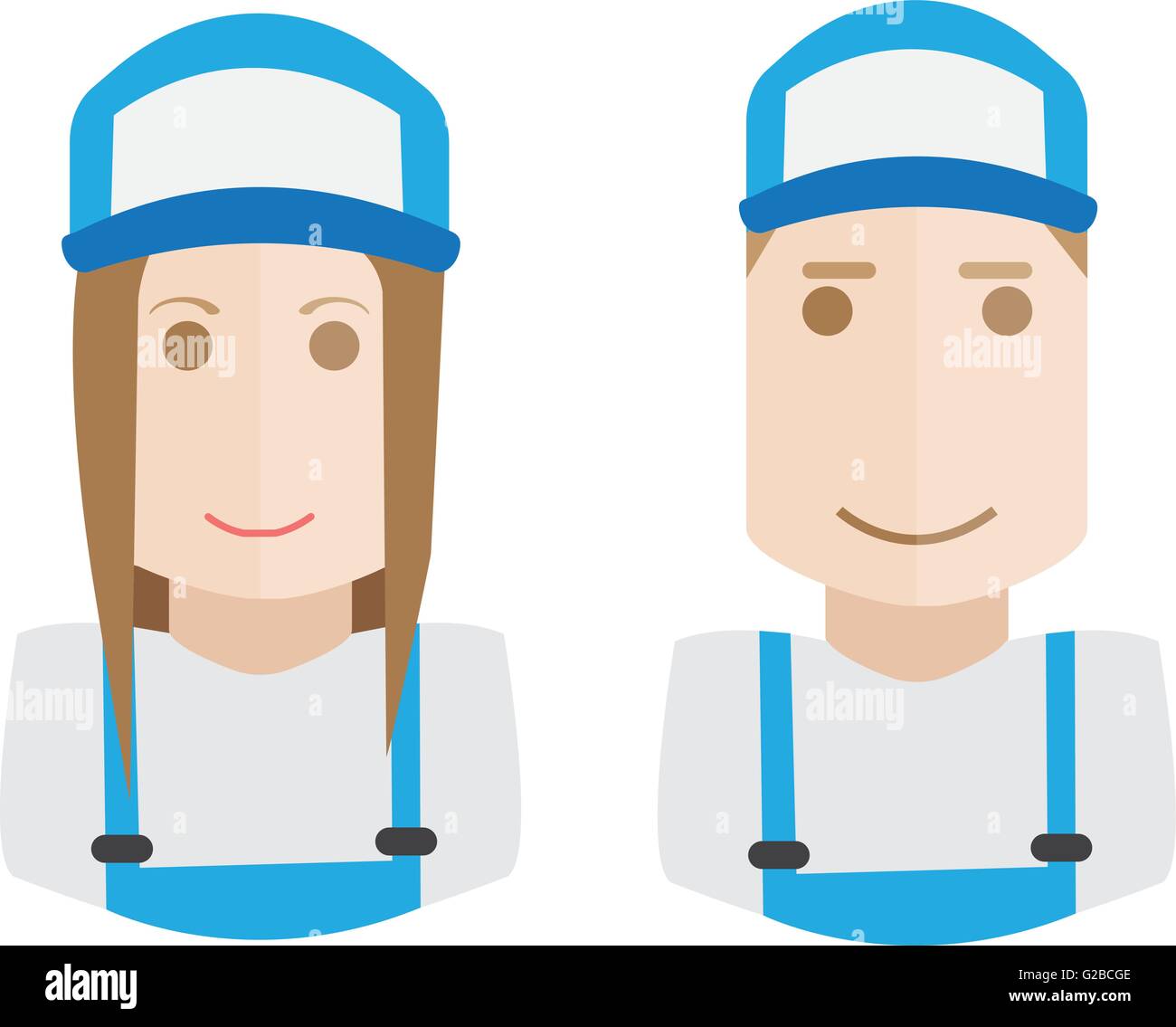 Mechanic avatar character icon hi-res stock photography and images - Alamy