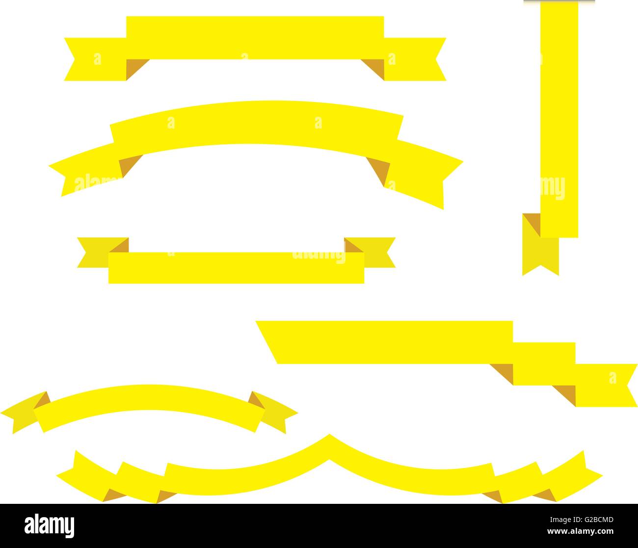 banner ribbons vector set Stock Vector Image & Art - Alamy