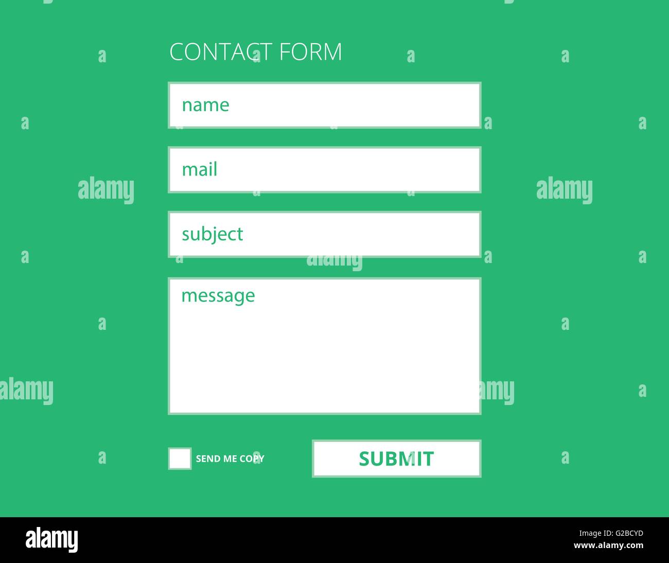 Register form illustration hi-res stock photography and images - Alamy