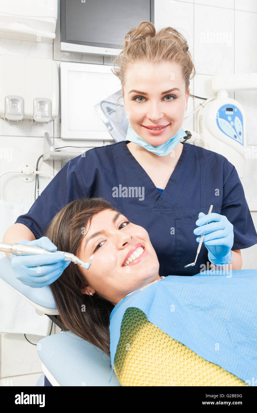 Treating teeth hi-res stock photography and images - Alamy