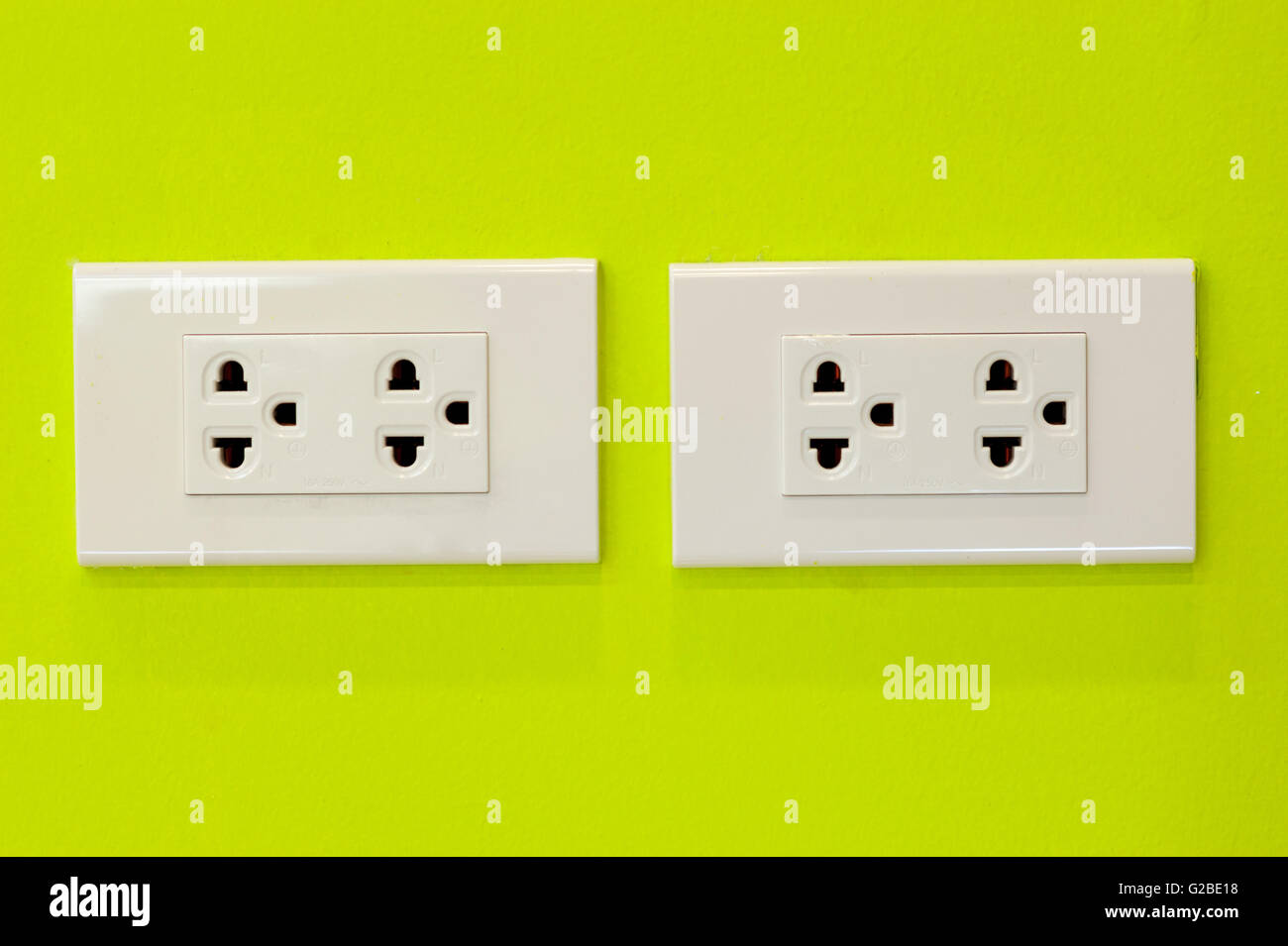 An Plug socket in modern place Stock Photo - Alamy