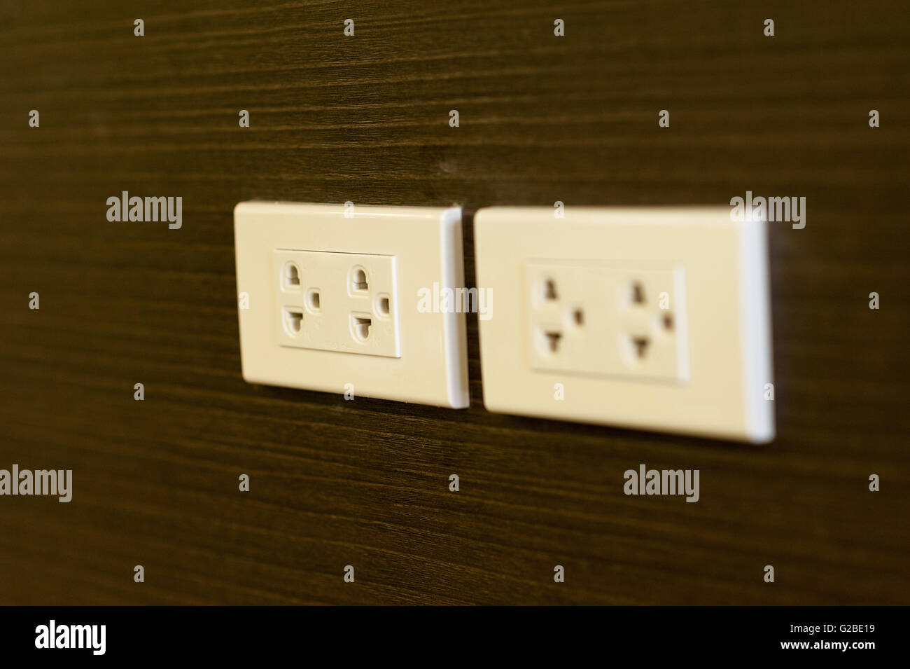 An Plug socket in modern place Stock Photo - Alamy
