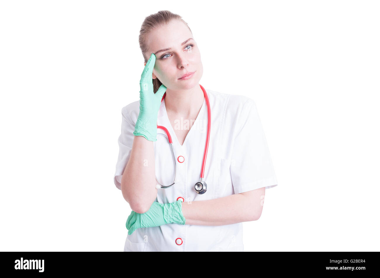 Hand supporting head hi-res stock photography and images - Alamy