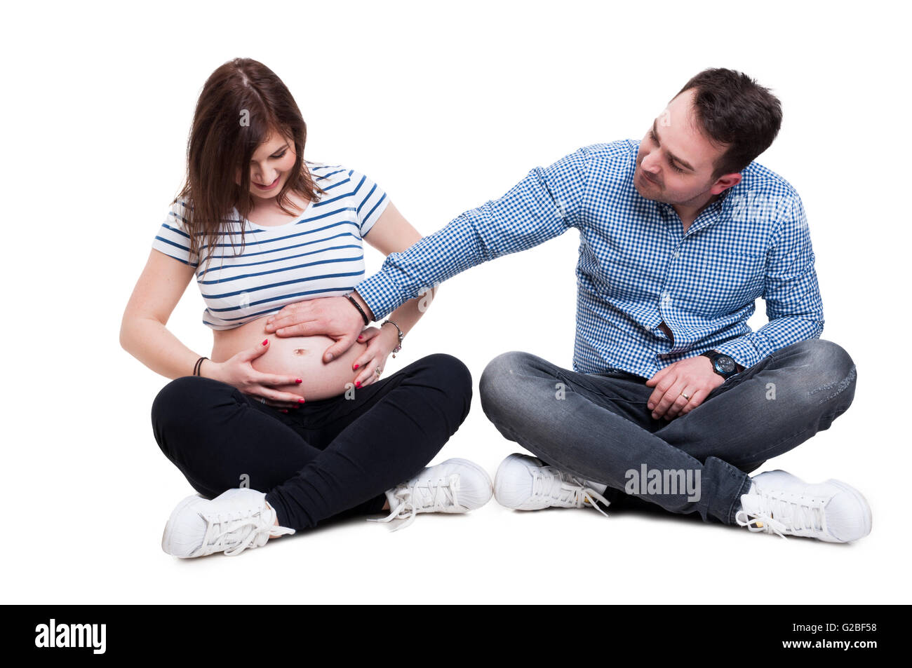 Hands husband wife on Cut Out Stock Images & Pictures - Alamy