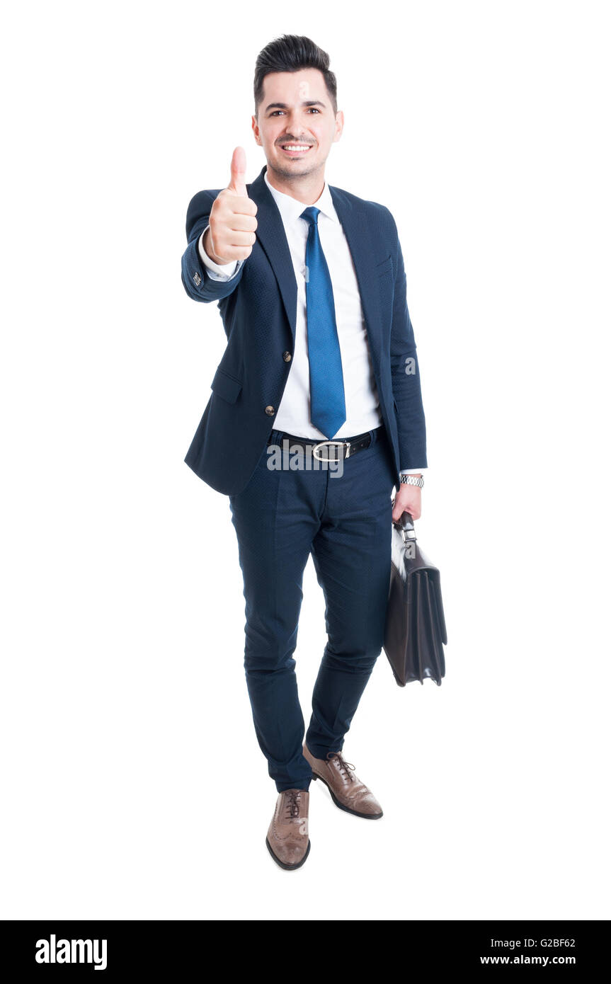 Elegant businessman wearing blue Cut Out Stock Images & Pictures - Alamy
