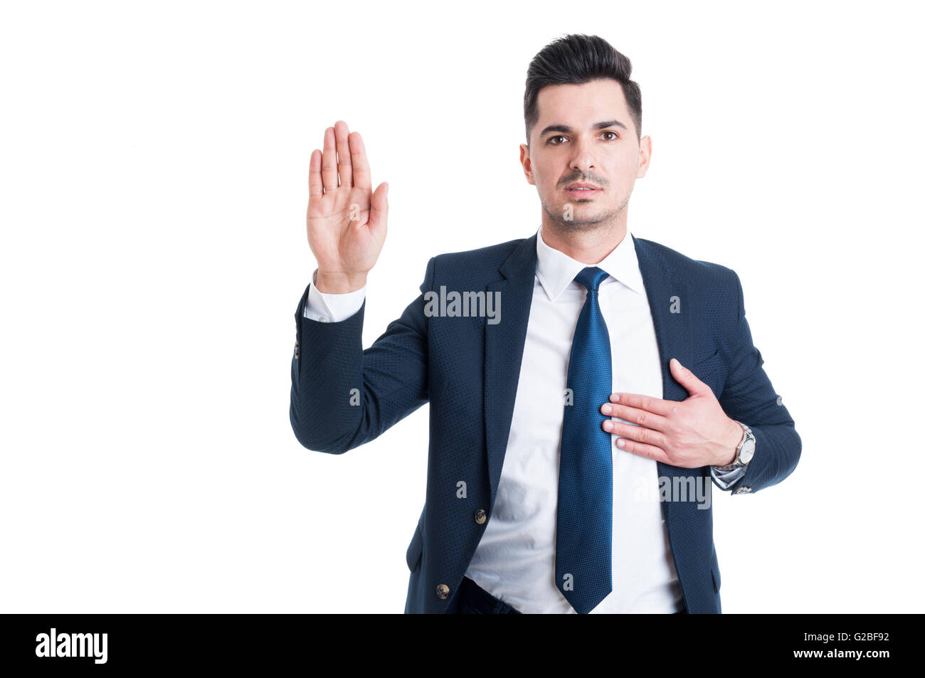Hand over heart hi-res stock photography and images - Alamy