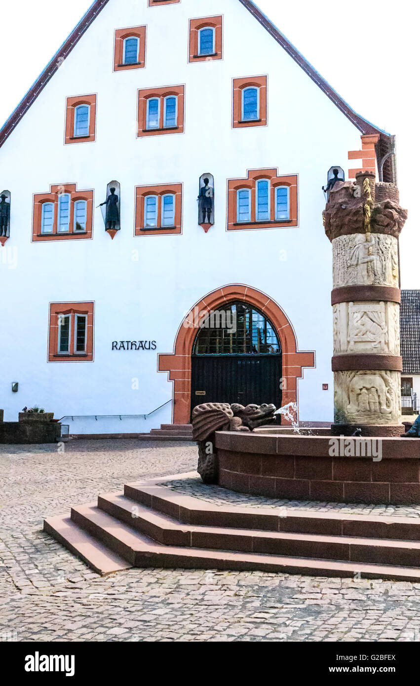 The Town Hall in Steinau an der Strasse, birthplace of the Brothers ...