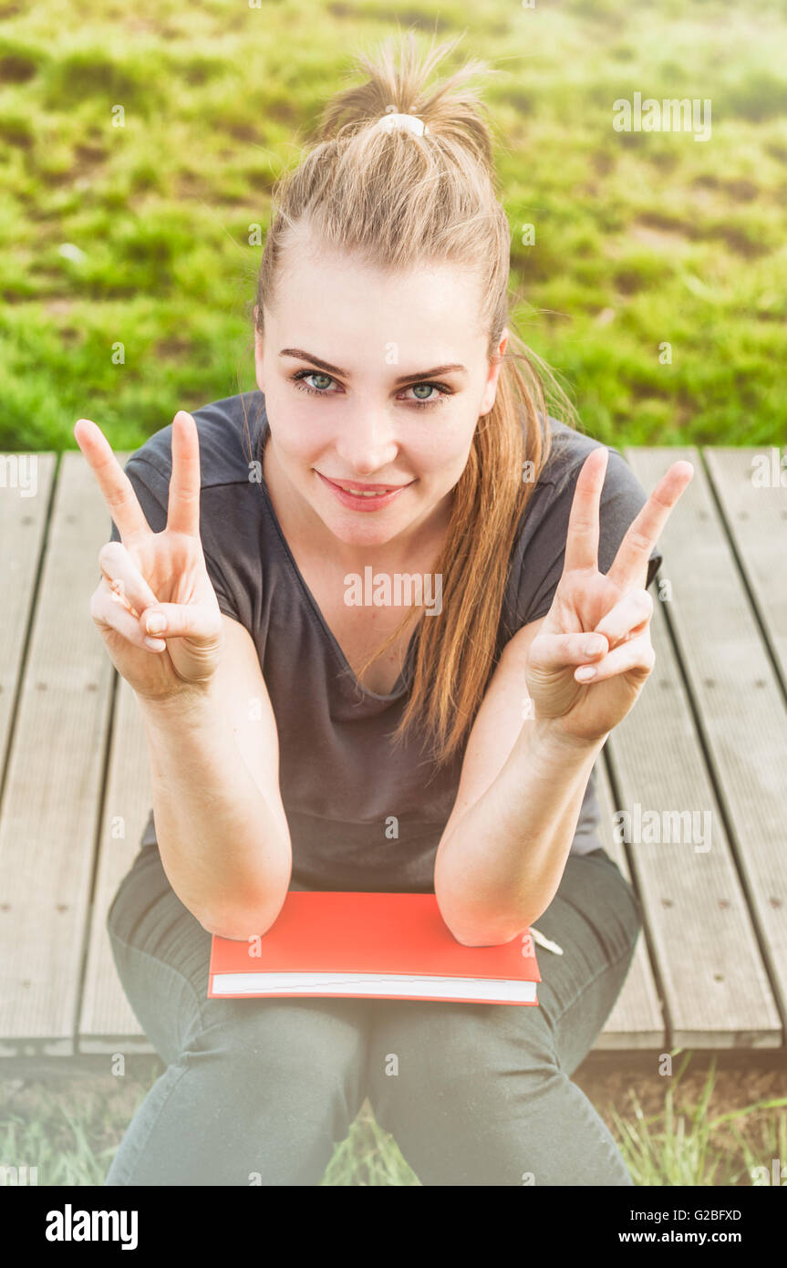 Double peace hi-res stock photography and images - Alamy