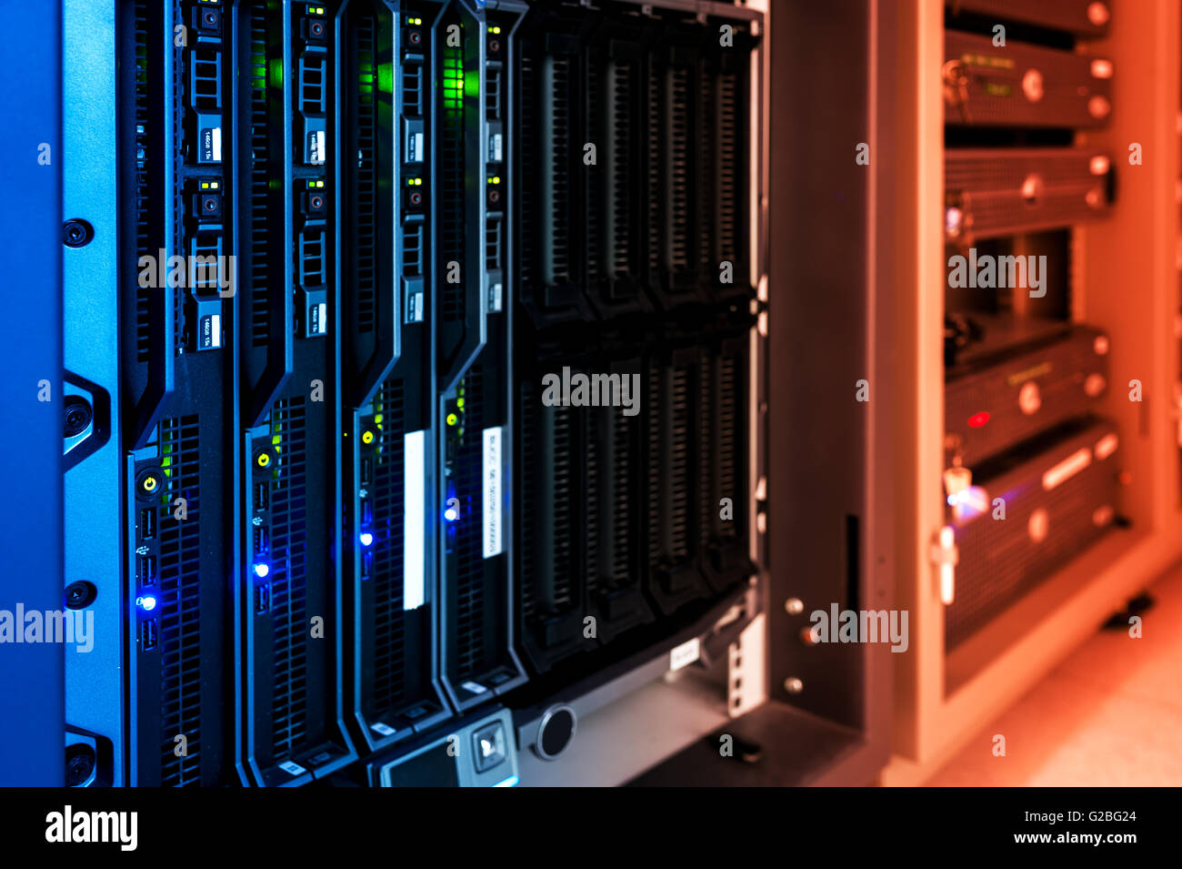 An Network servers in data room Stock Photo - Alamy
