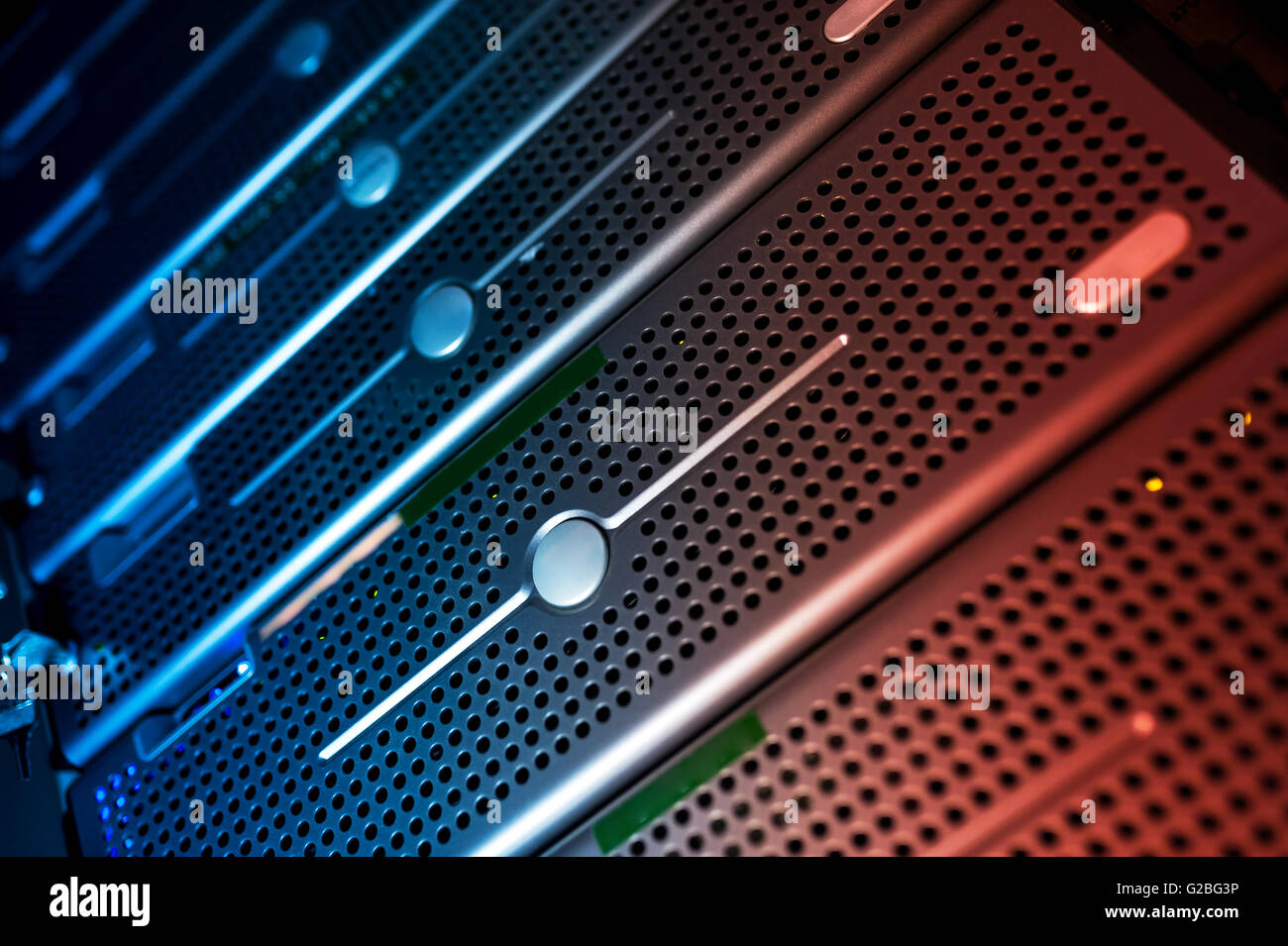 An Network servers in data room Stock Photo - Alamy