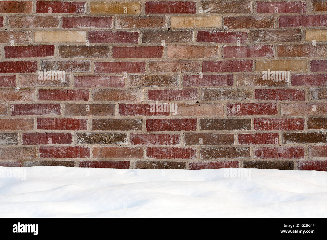 Masonry bricks snow hi-res stock photography and images - Alamy