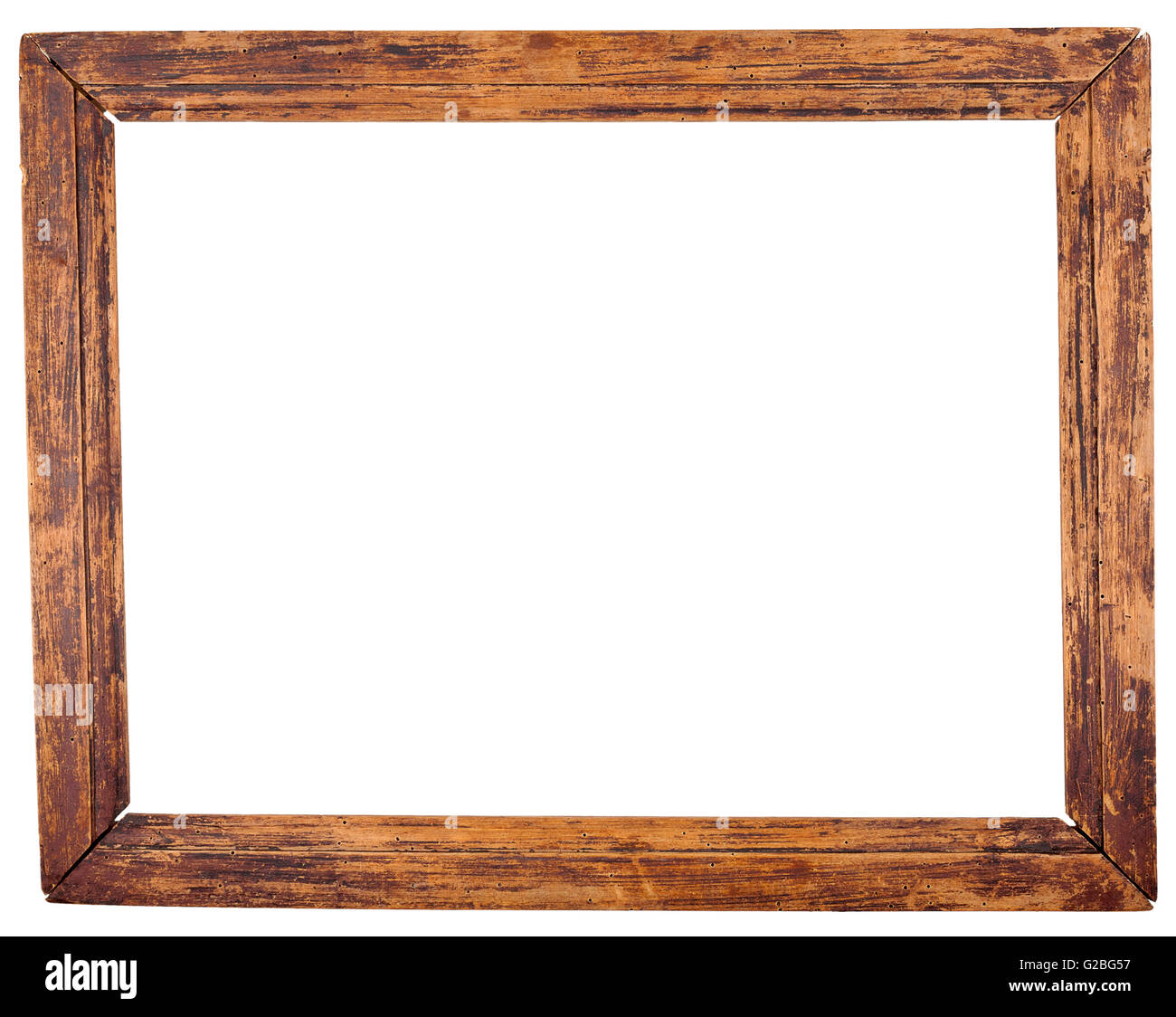 Old wooden frame isolated on hi-res stock photography and images - Alamy