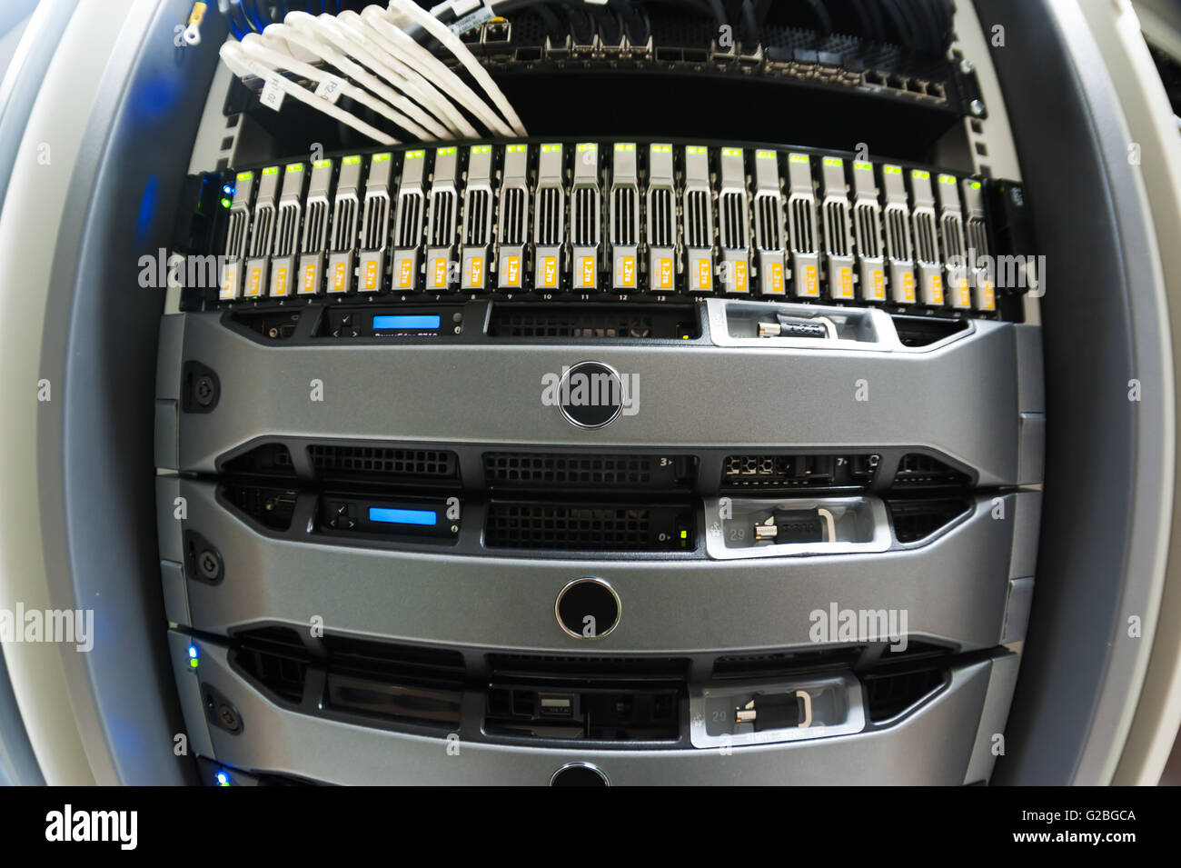 An Network servers in data room Stock Photo - Alamy