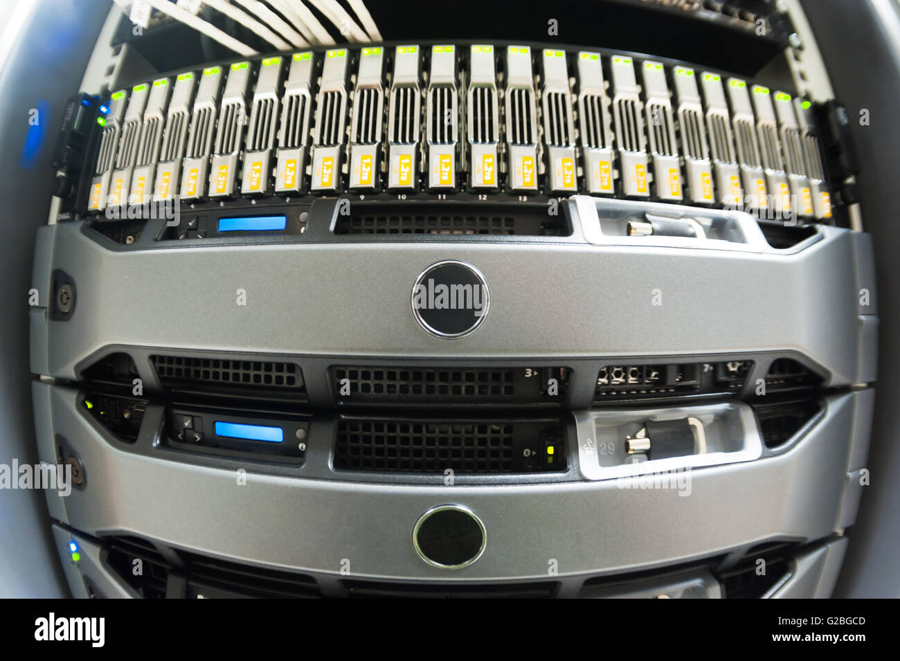 An Network servers in data room Stock Photo - Alamy