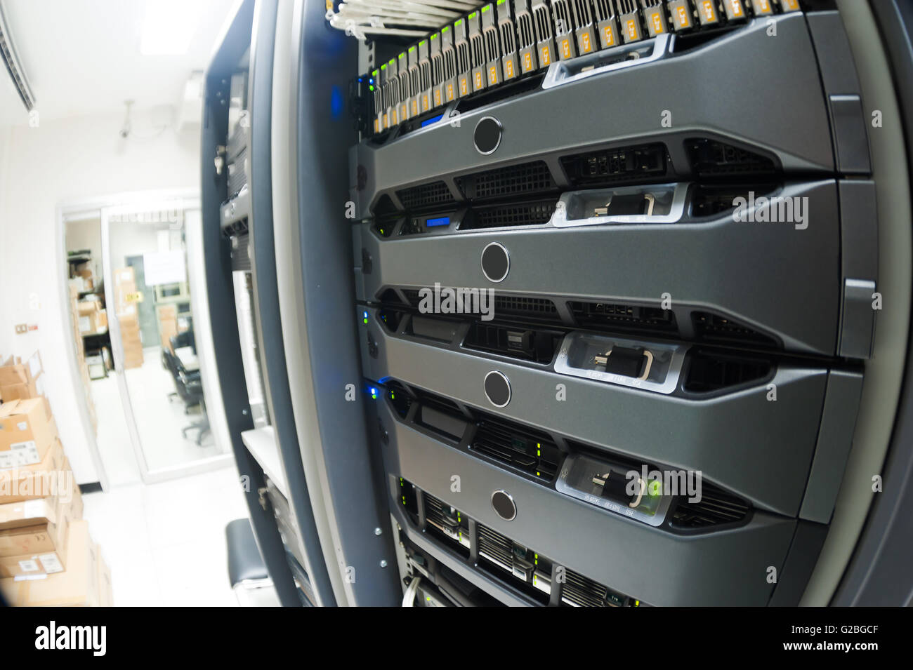 An Network servers in data room Stock Photo - Alamy