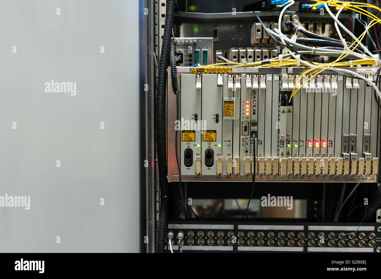 Core switch technology in network room place Stock Photo - Alamy