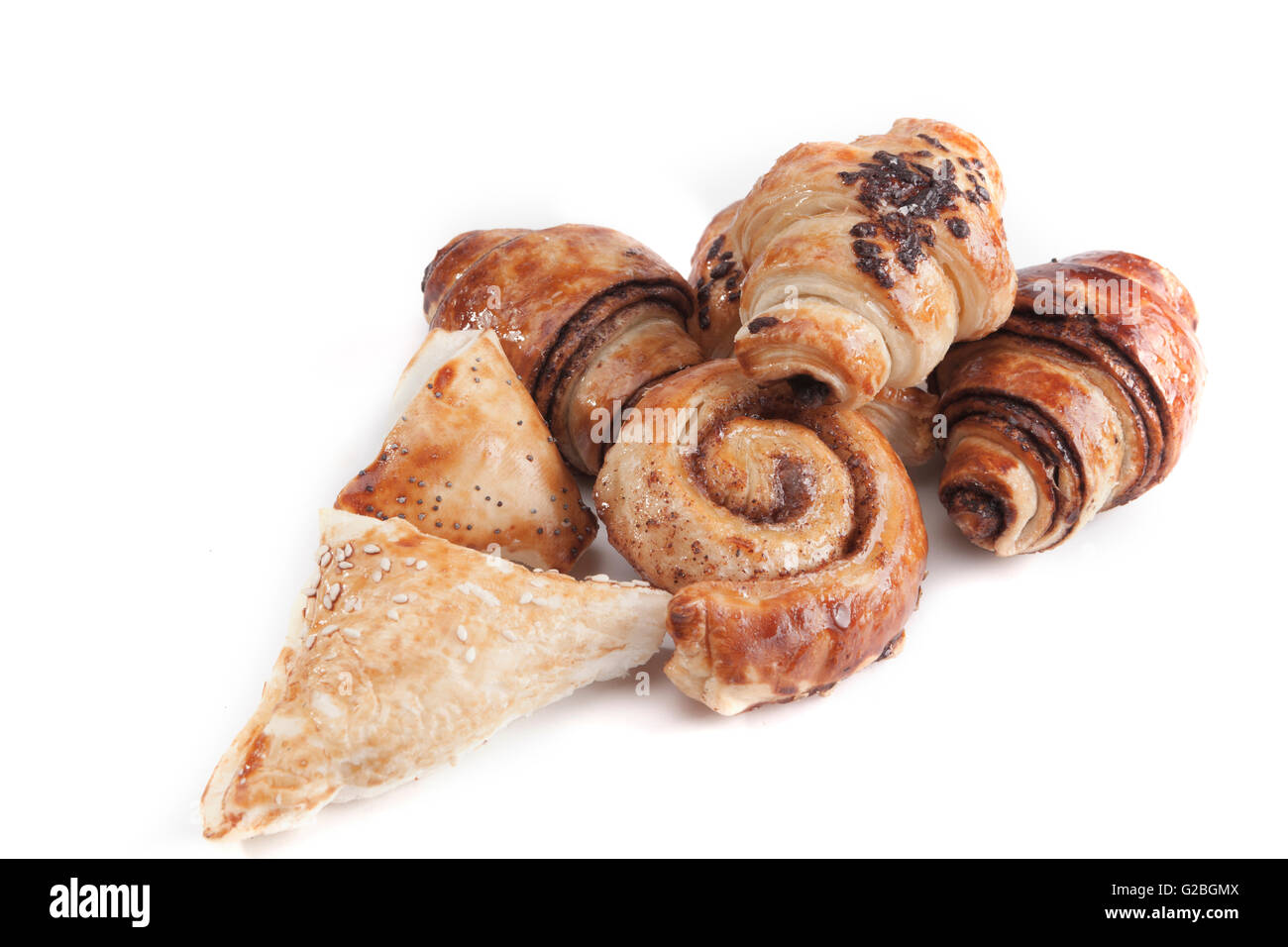 Sweets isolated on white background with shadow Stock Photo - Alamy