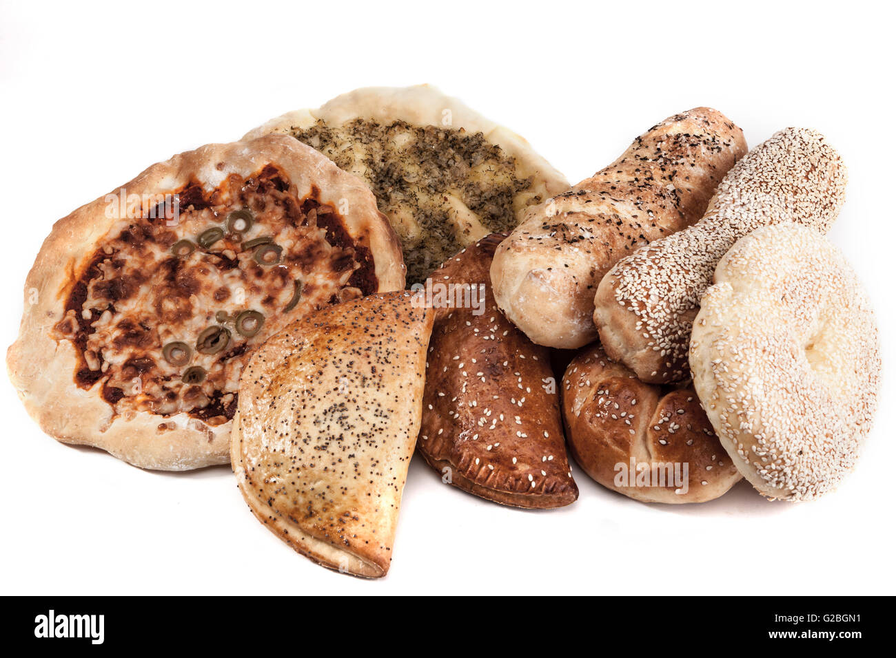 Sweets isolated on white background with shadow Stock Photo - Alamy