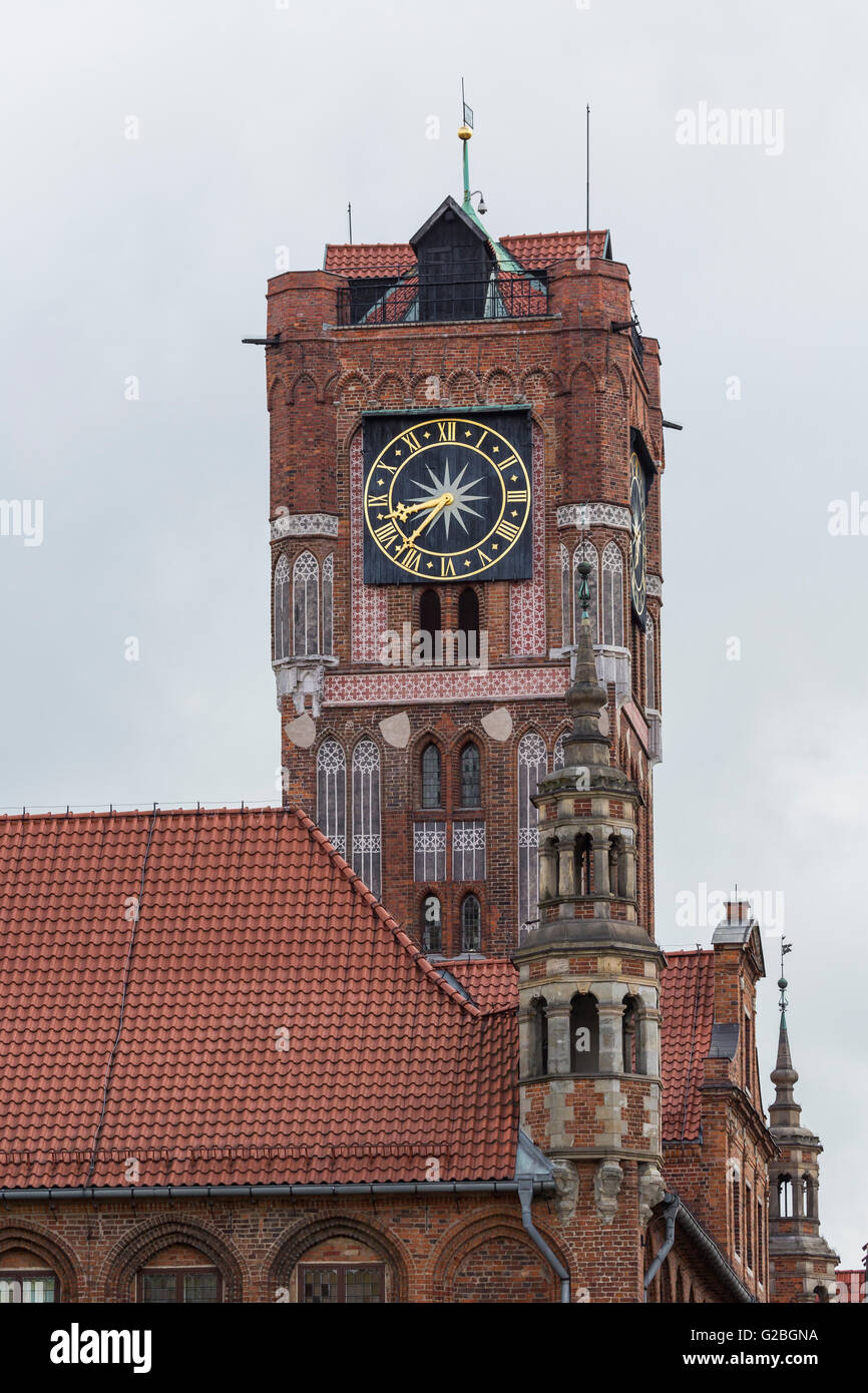 Gothic tower of town hall in Torun-city on The World Heritage List ...