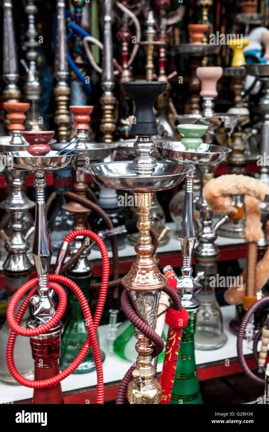 A lot of colorful smoking object Stock Photo - Alamy