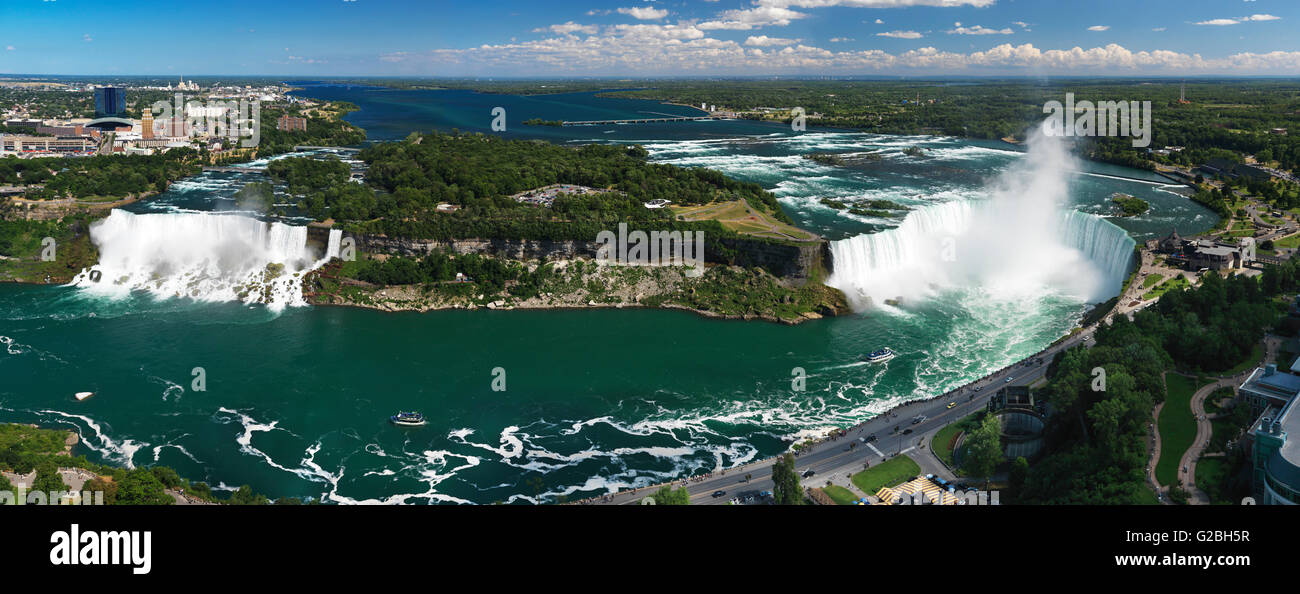 Niagara Falls From Canadian Side High Resolution Stock Photography And