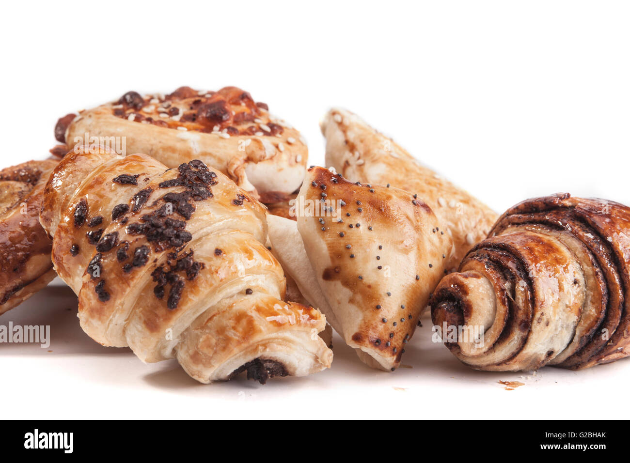 Sweets isolated on white background with shadow Stock Photo - Alamy
