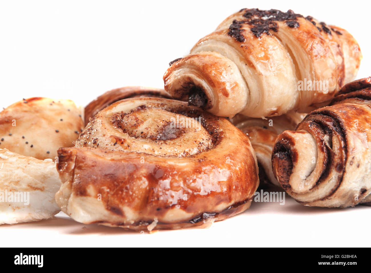 Sweets isolated on white background with shadow Stock Photo - Alamy