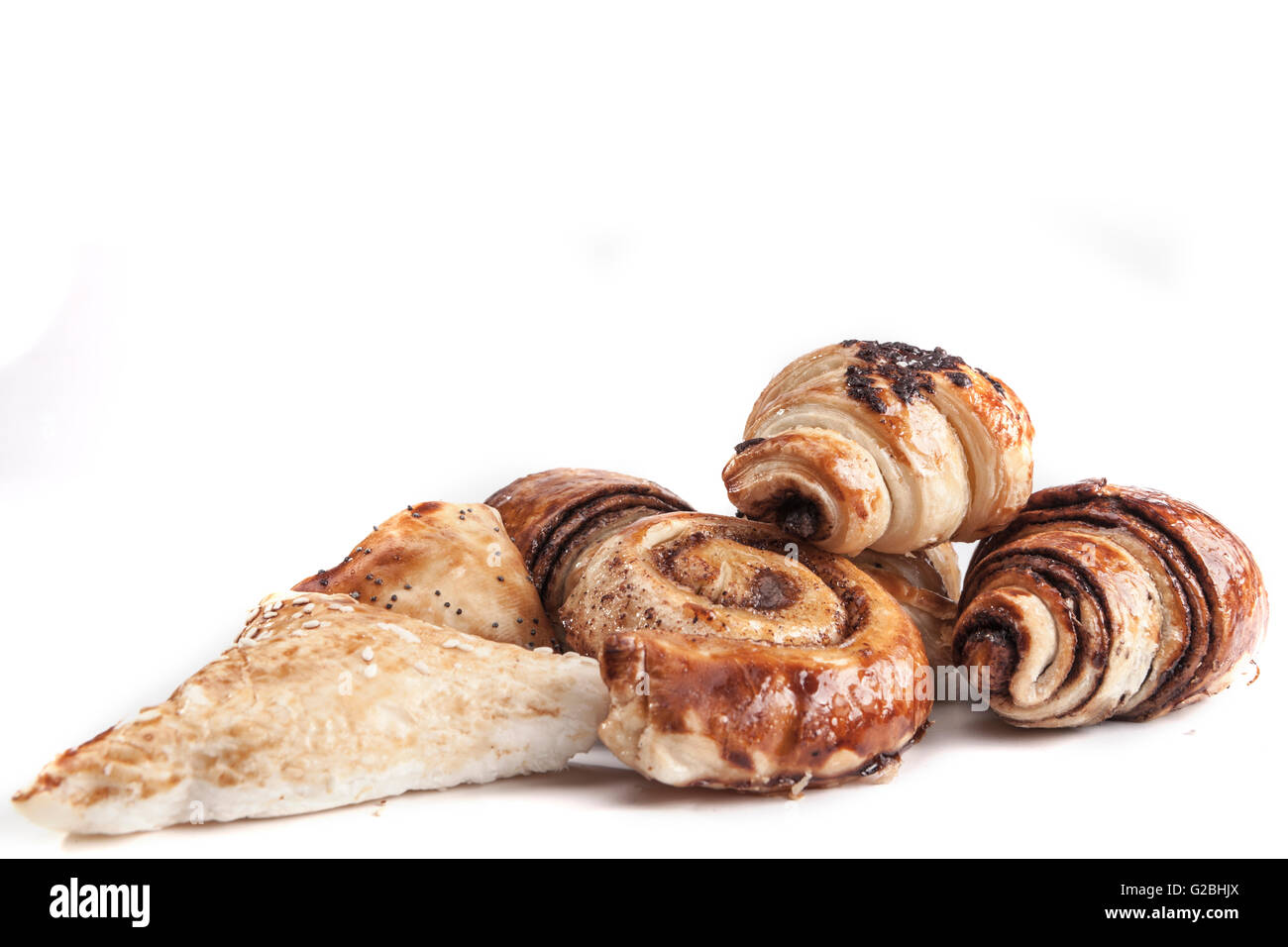 Sweets isolated on white background with shadow Stock Photo - Alamy