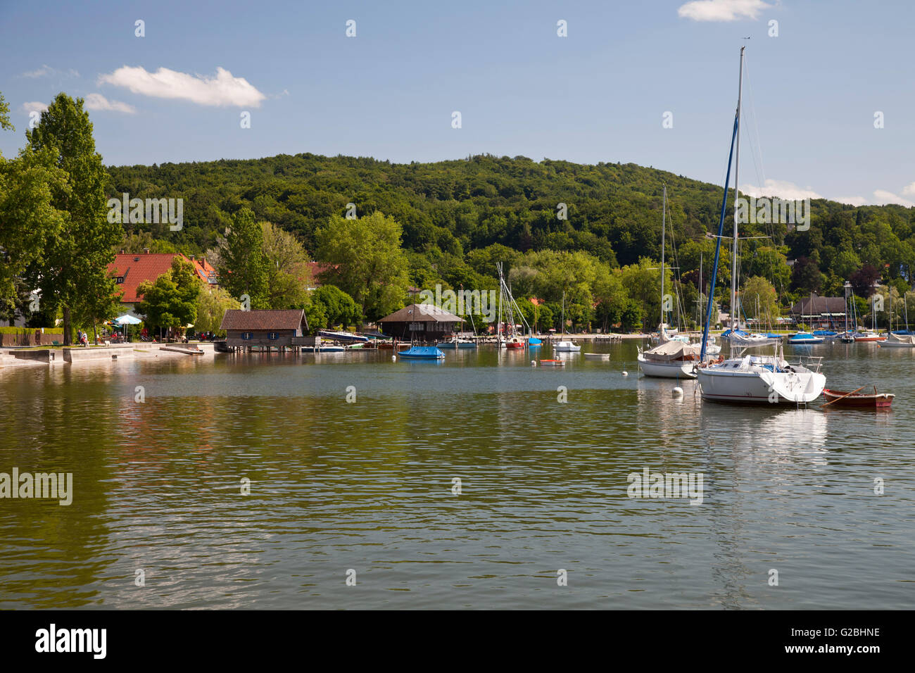Boats on the ammersee hi-res stock photography and images - Alamy