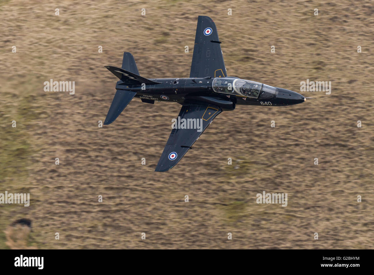 Hawk T1 Royal Navy Mach Loop Wales Uk Stock Photo - Alamy