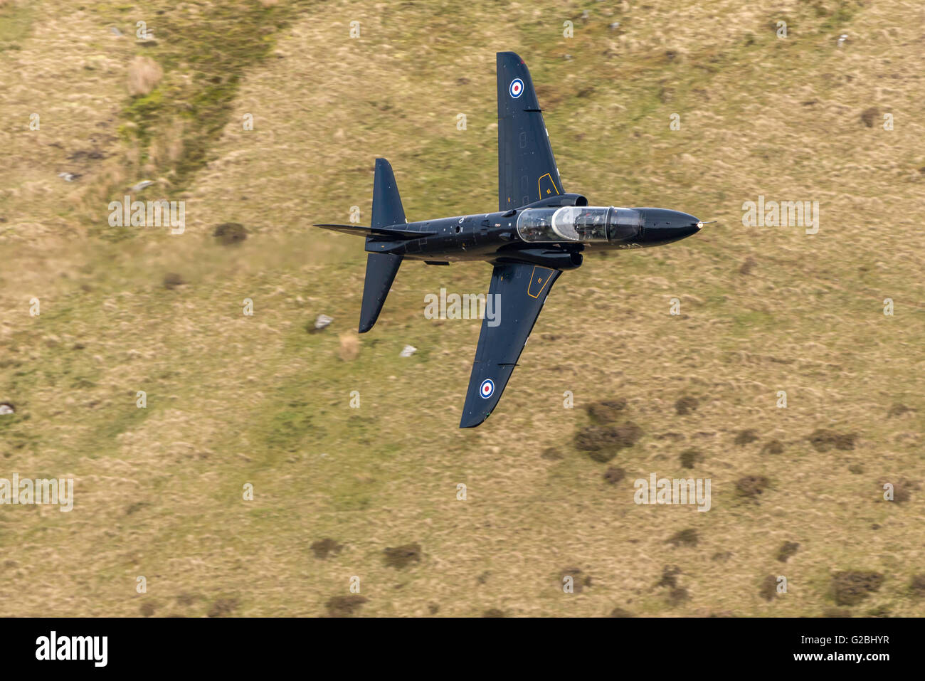 Hawk T1 Royal Navy Mach Loop Wales Uk Stock Photo - Alamy