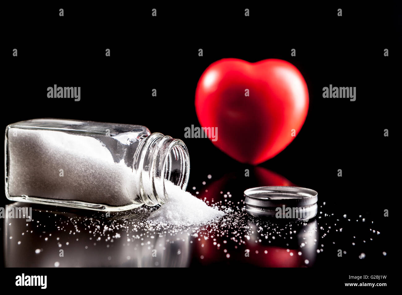 Salt spill on kitchen hi-res stock photography and images - Alamy