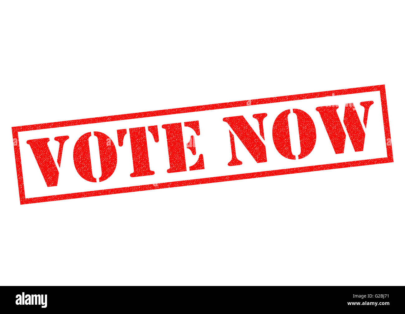 VOTE NOW red Rubber Stamp over a white background Stock Photo - Alamy