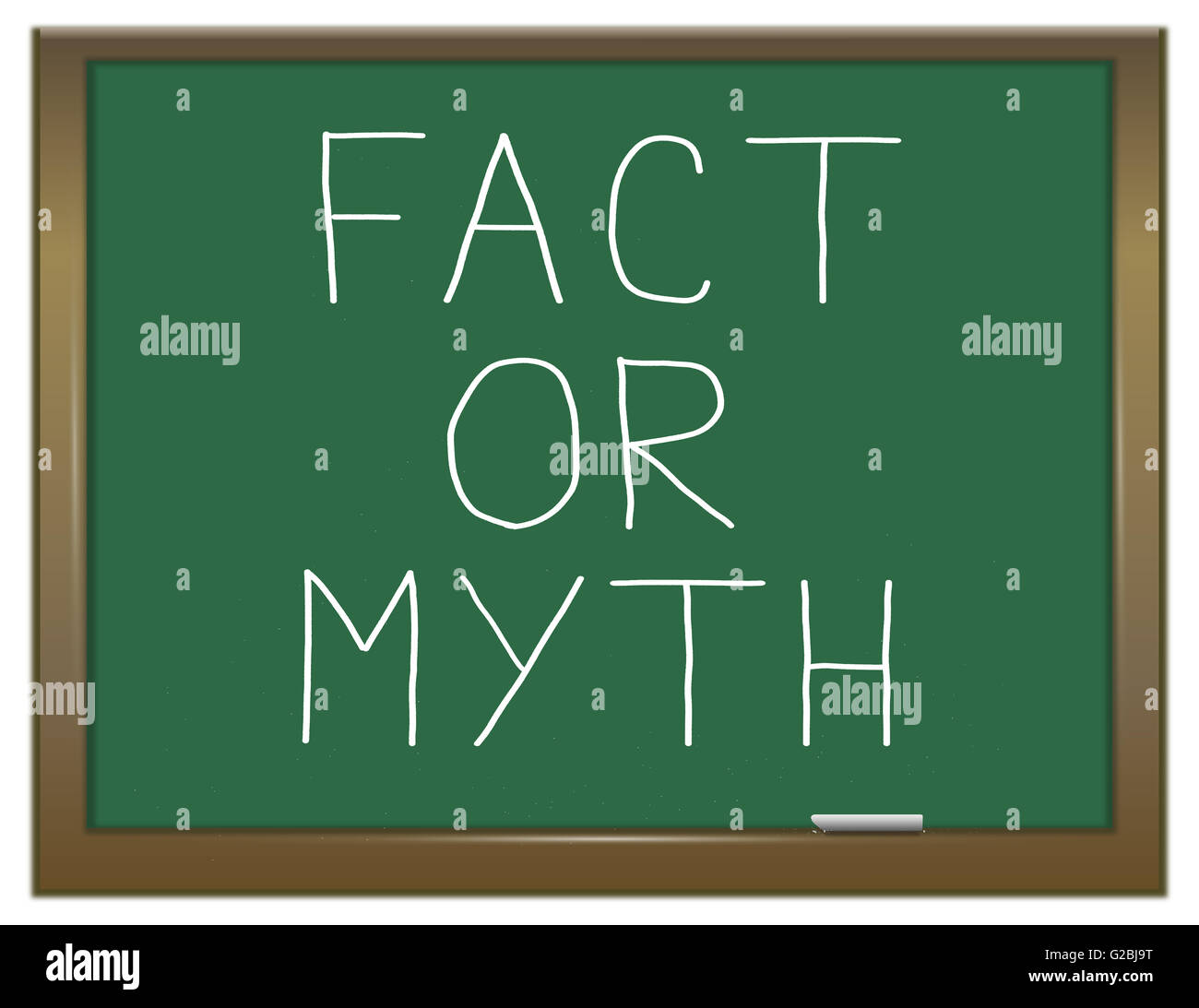 Fact or myth concept Stock Photo - Alamy