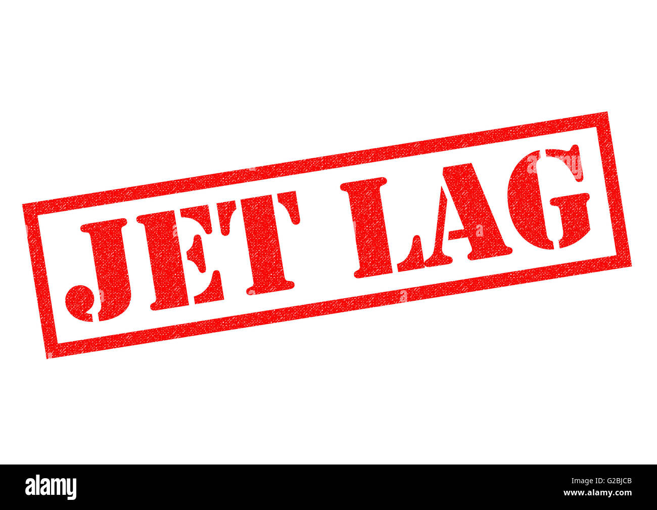 JET LAG red rubber Stamp over a white background Stock Photo - Alamy