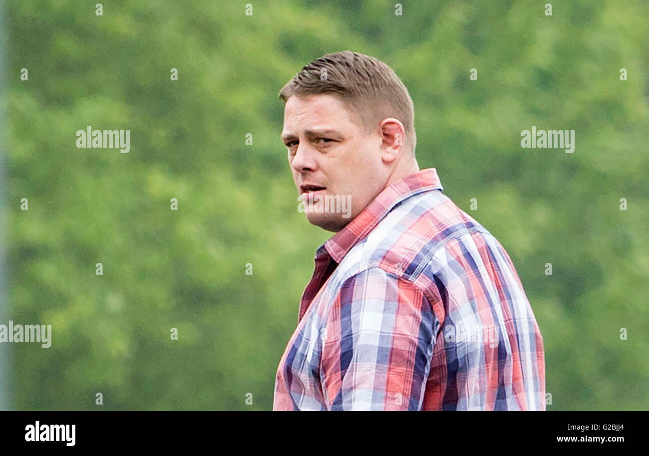 Joseph Johnson, farther of Liam Fee, leaves the High Court in ...