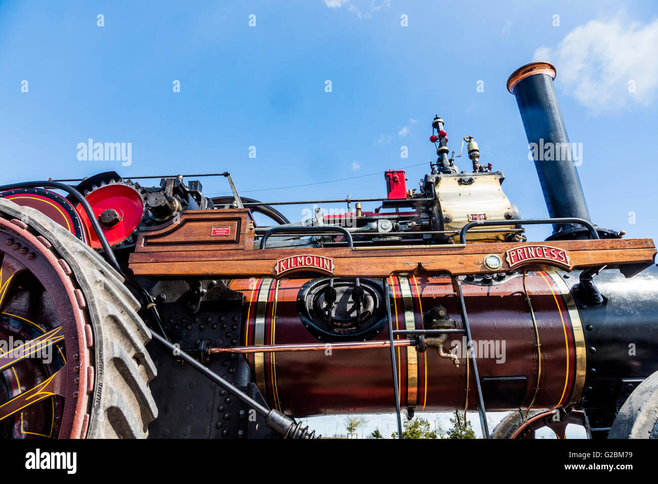 detail of Fowler Compound Traction steam Engine , named Kilmolin ...