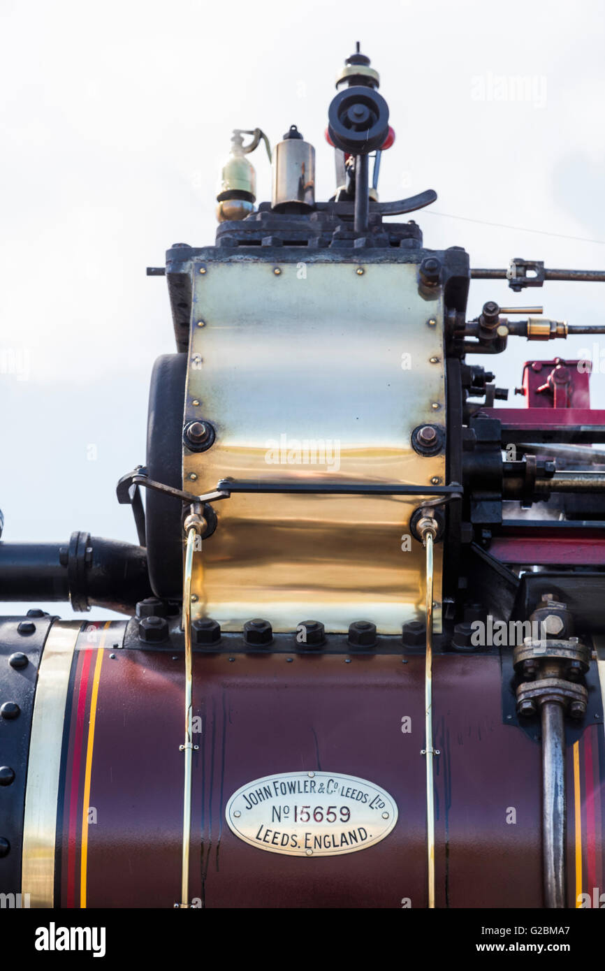 detail of Fowler Compound Traction steam Engine , named Kilmolin ...