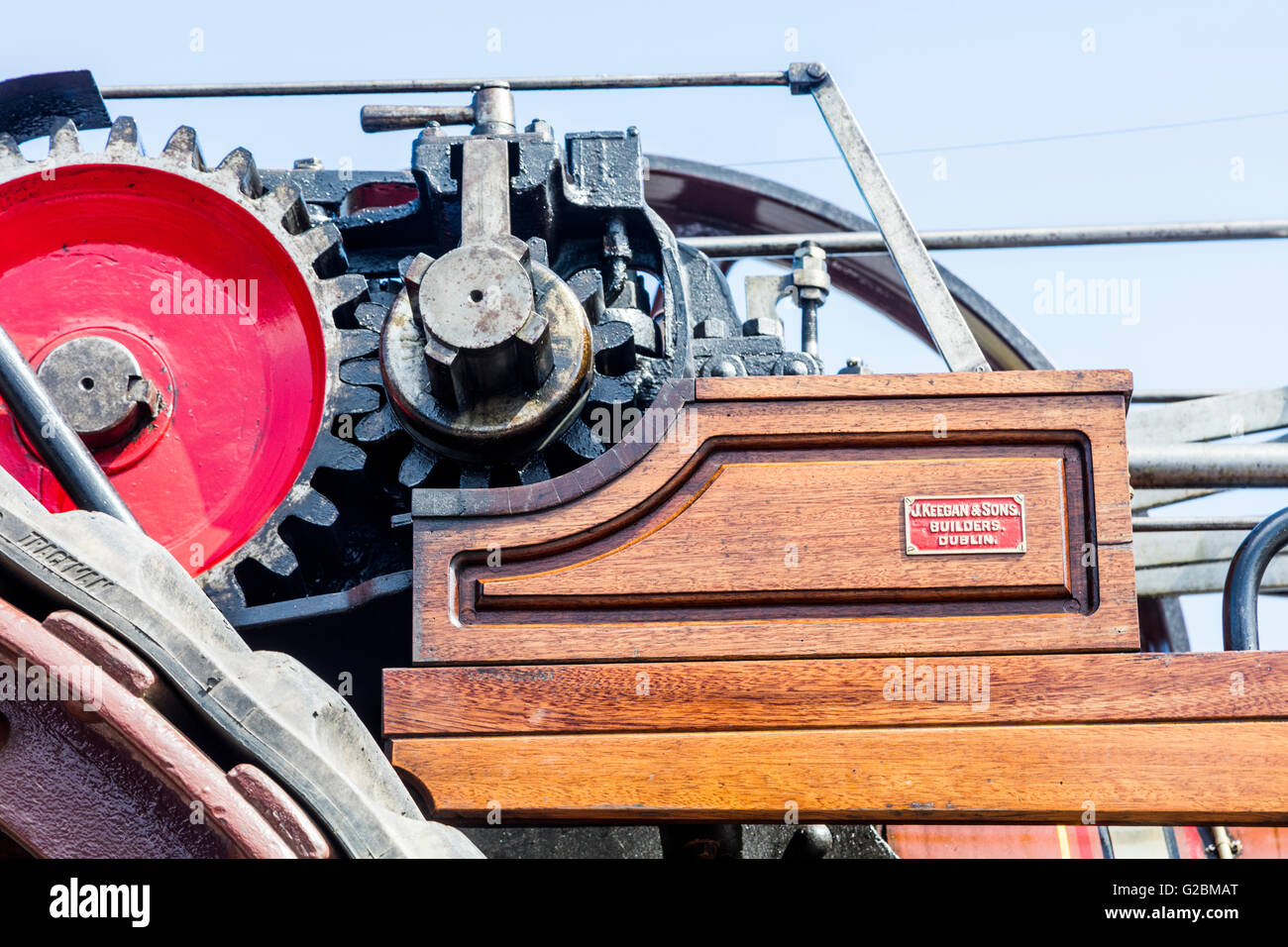 detail of Fowler Compound Traction steam Engine , named Kilmolin ...