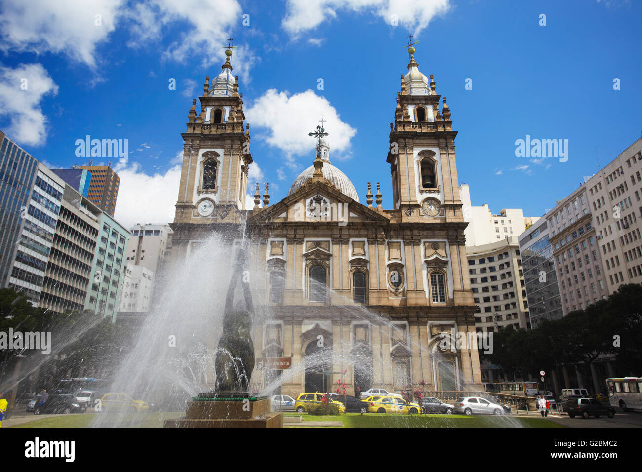 Our Lady of Candelaria Church, Centro, Rio de Janeiro, Brazil Stock ...
