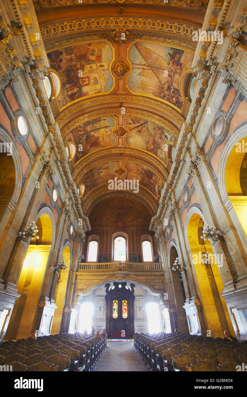 Interior of Our Lady of Candelaria Church, Centro, Rio de Janeiro ...