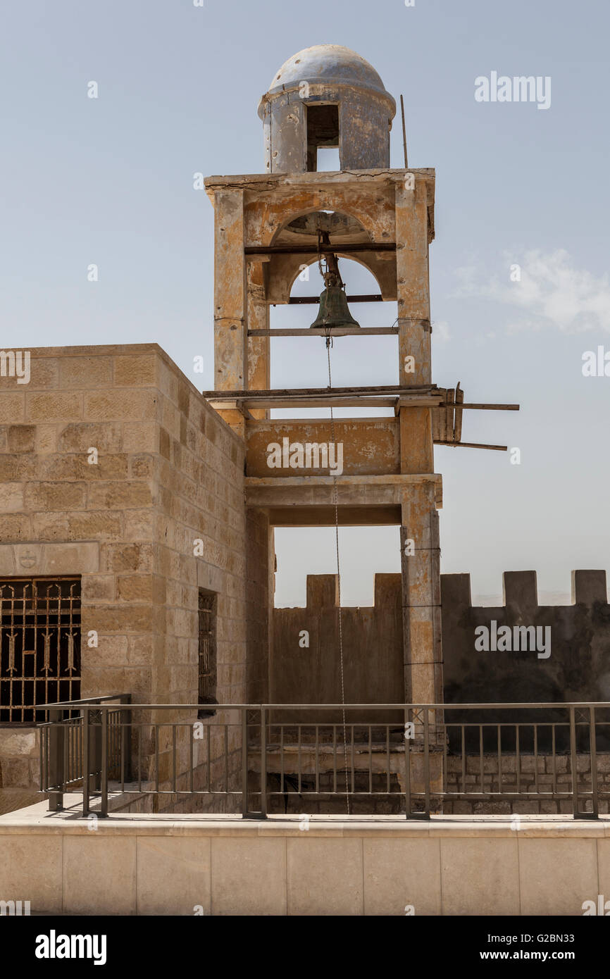 A beautiful old tower with a bell Stock Photo - Alamy