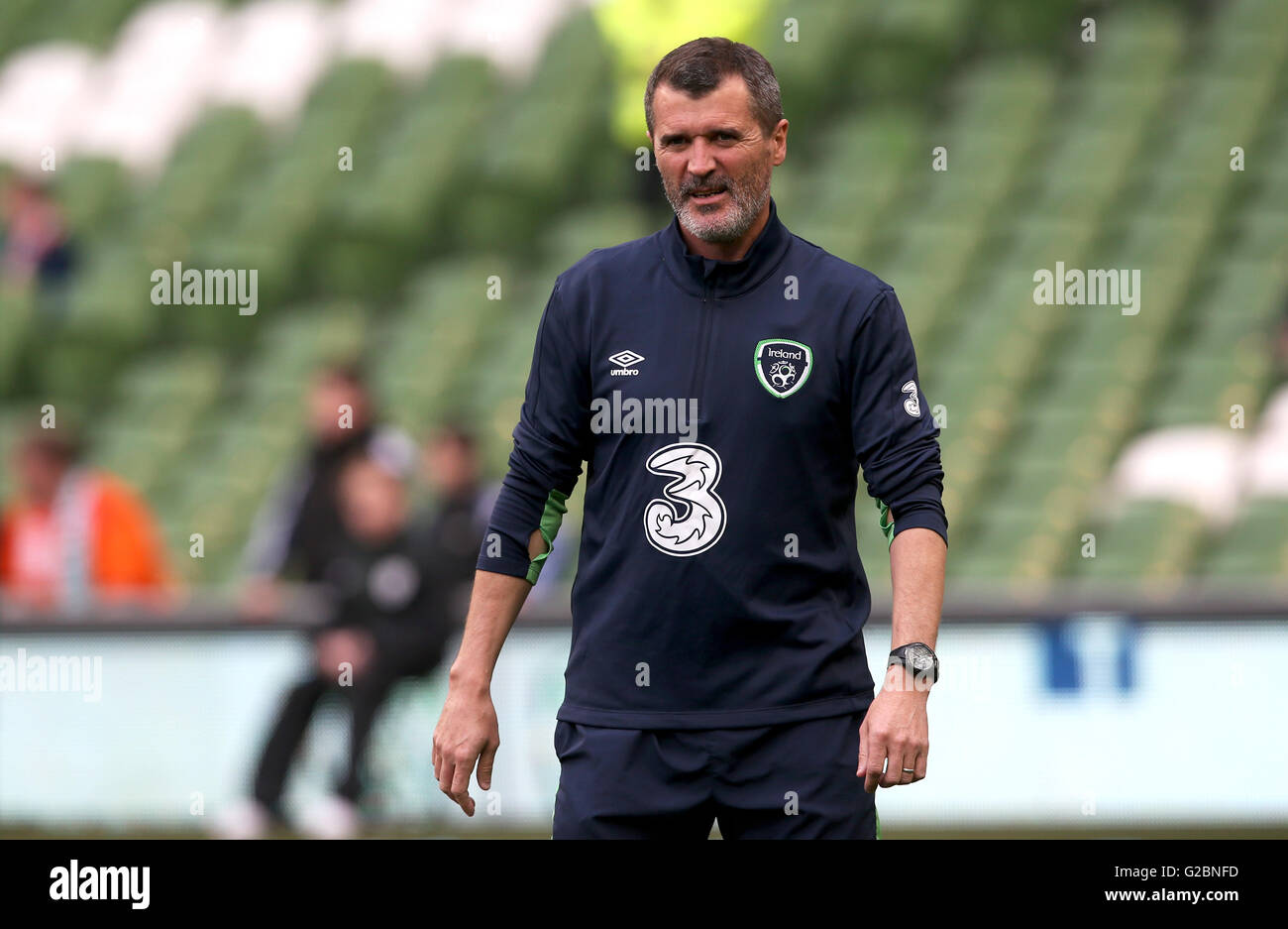 Republic of Ireland assistant manager Roy Keane before the ...