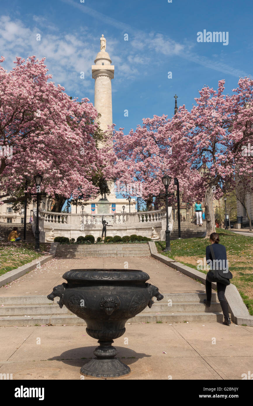 Washington monument baltimore hi-res stock photography and images - Alamy