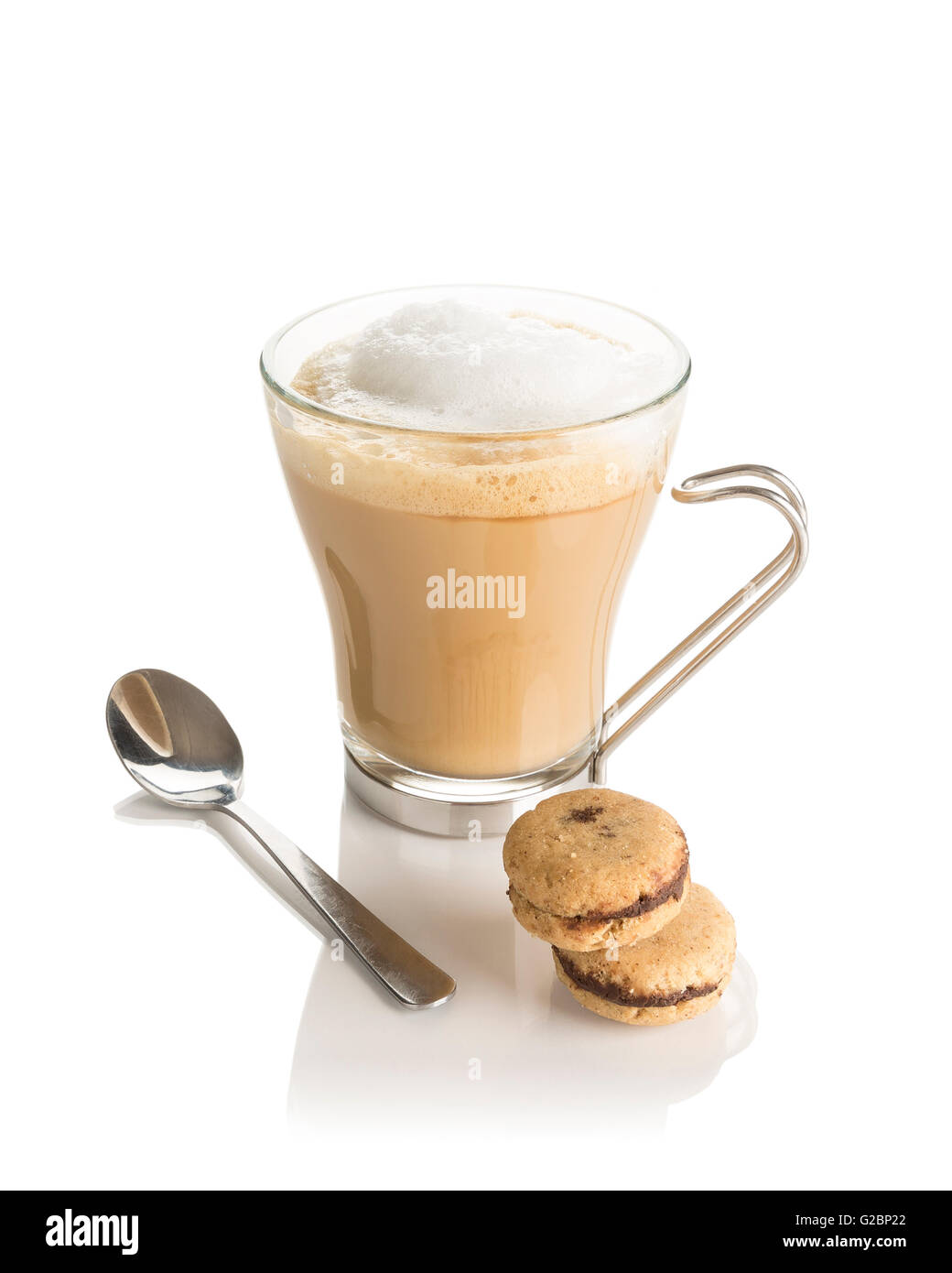 Macchiato coffee in shop Cut Out Stock Images & Pictures - Alamy