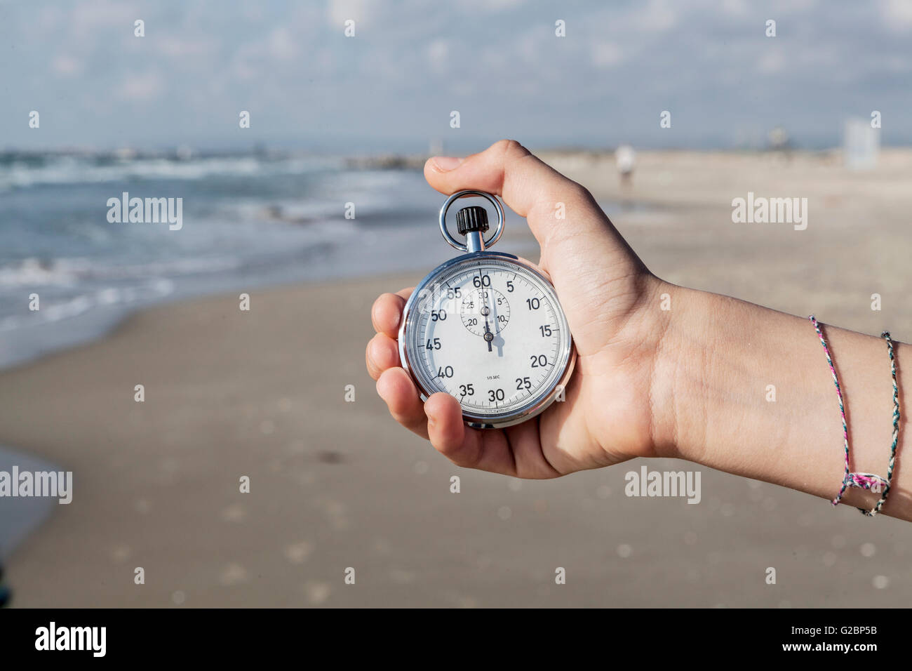 Time in My Hand Stock Photo - Alamy