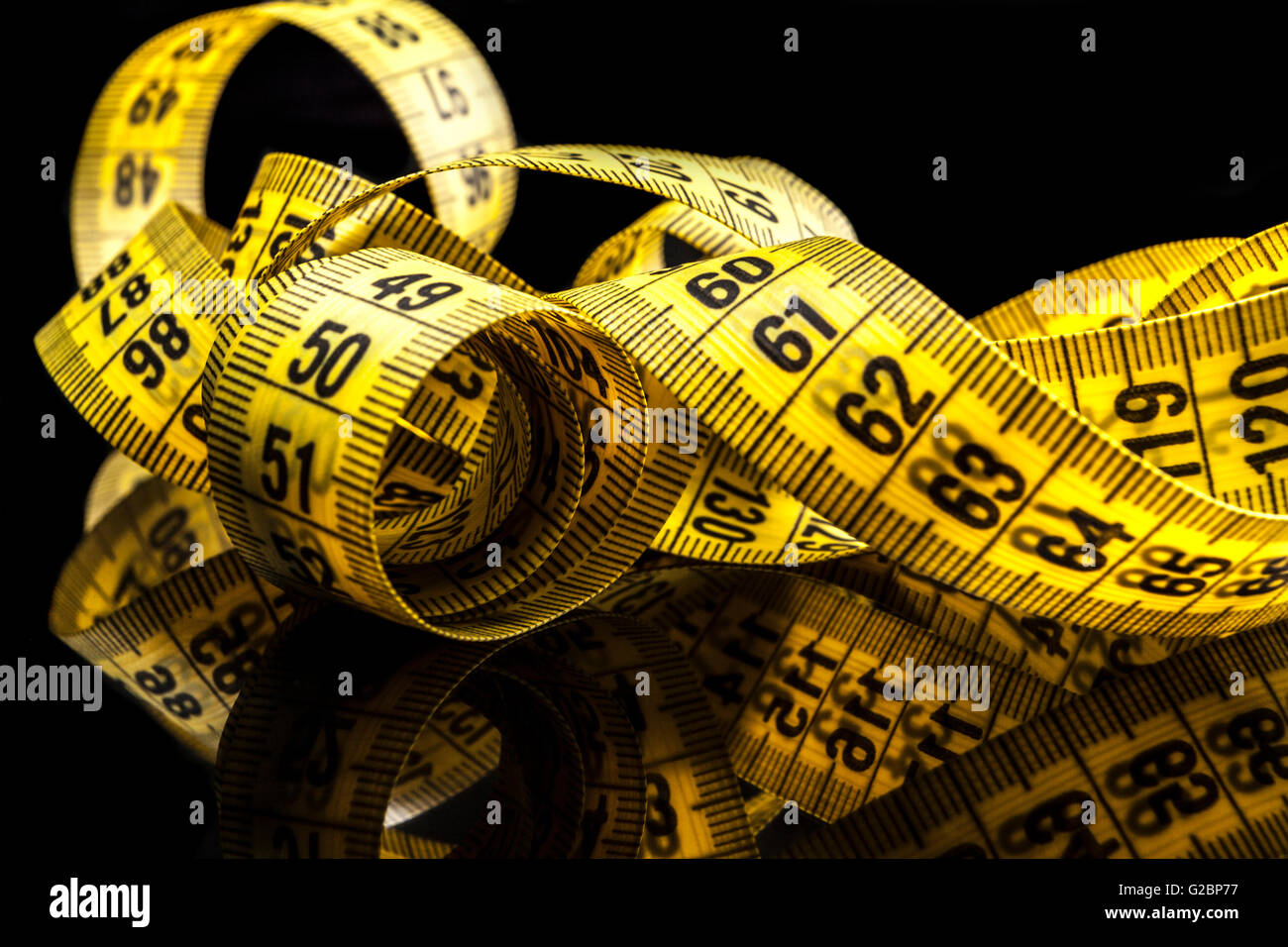 Meter isolated on black background with reflexion Stock Photo - Alamy